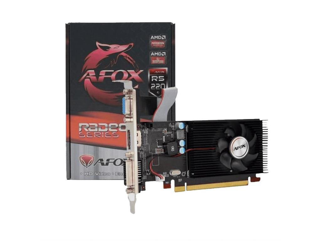 Placa de Video Afox Radeon R5 220 2gb ddr3 64 Bits - Afr5220-2048d3l4 ...